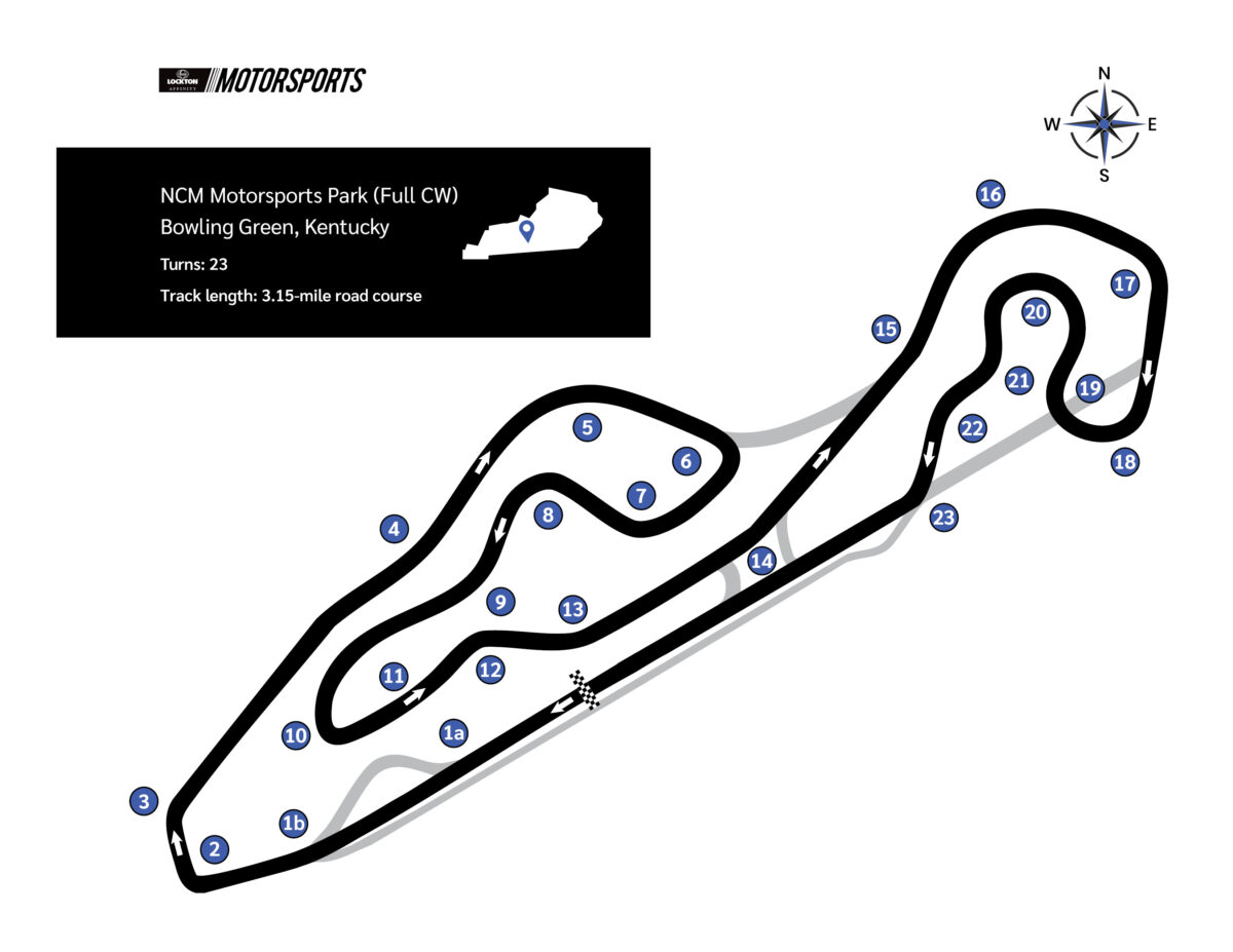 Track Maps, Facts and More | Lockton Motorsports